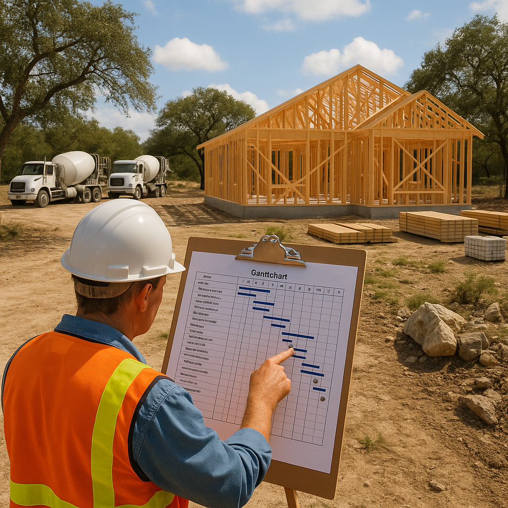 Custom Build Timeline for the Texas Hill Country